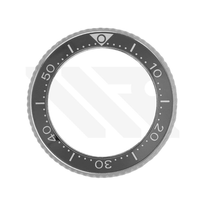 Silver Bezel Set for Seiko Marine Master 300 SBDX001 SBDX017 SBDX021 ...