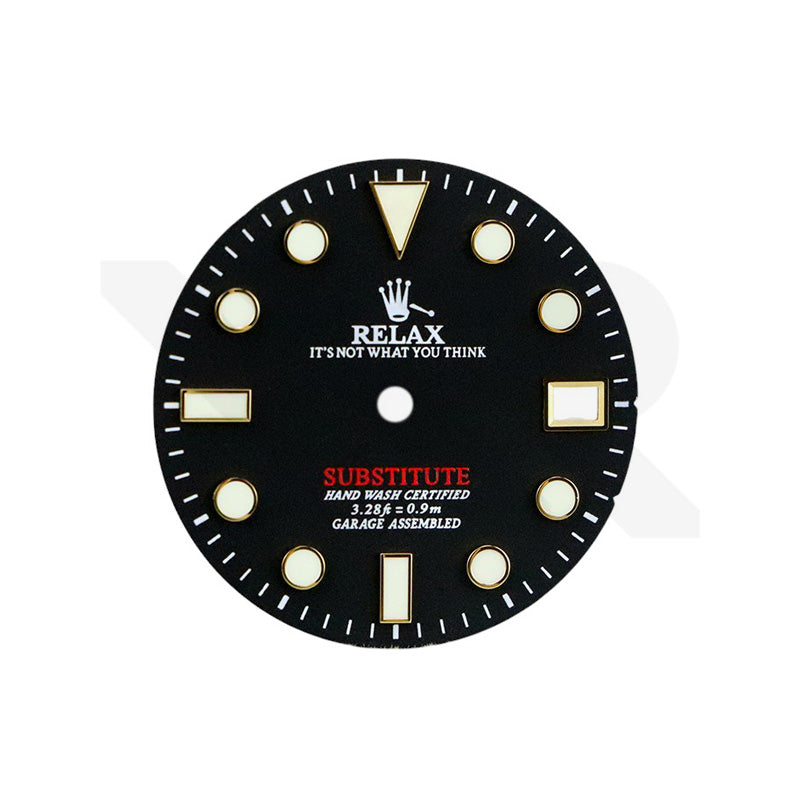 Relax Dial for Seiko Mod: Matte Black | WR Watches
