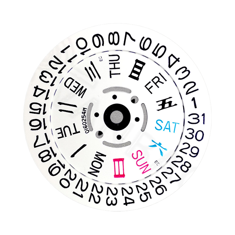 NH36 Day-Date Disc - Chinese (White) | WR Watches