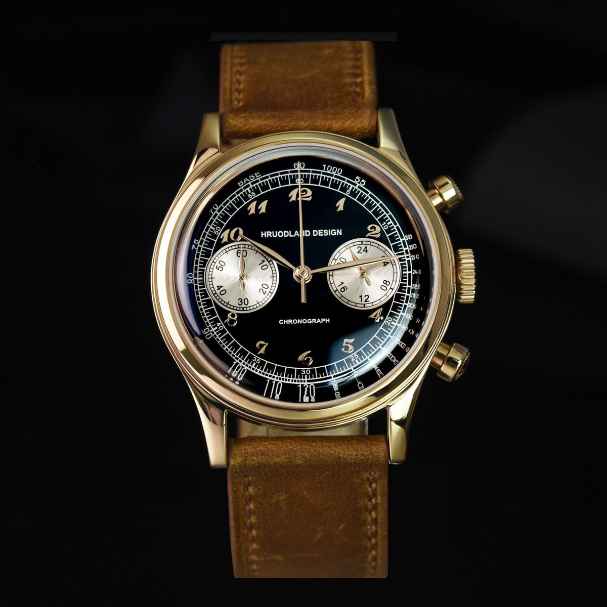 Hruodland Rose Gold Vintage Chronograph | WR Watches